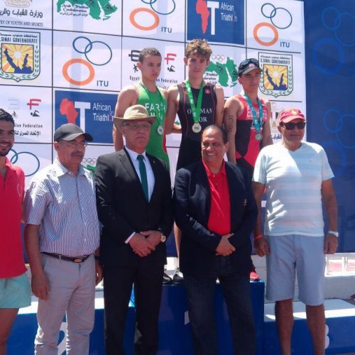 TRIATHLON GOLDS FOR SIBLINGS - Jordan Olympic Committee